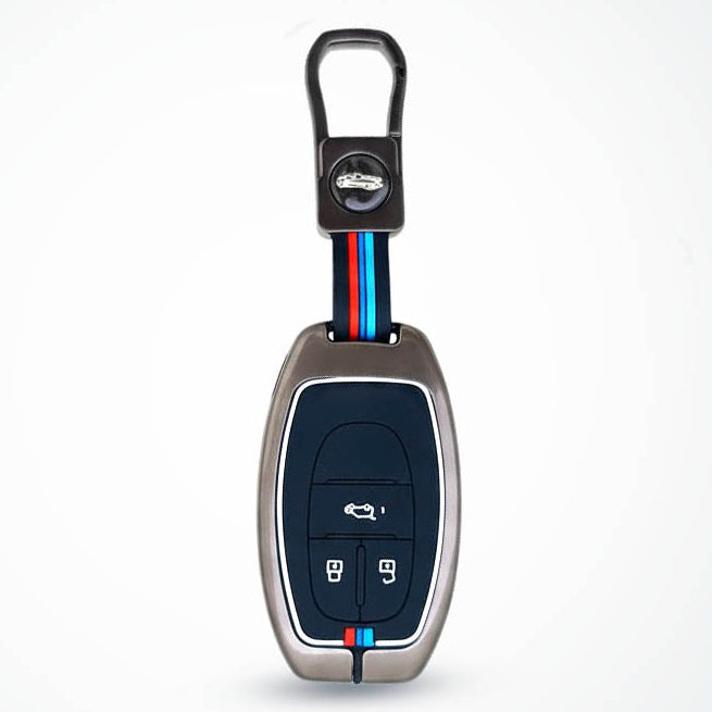 Metal Silicon Car Key Cover For MG Astor, Gloster, Hector | 3 Button S ...